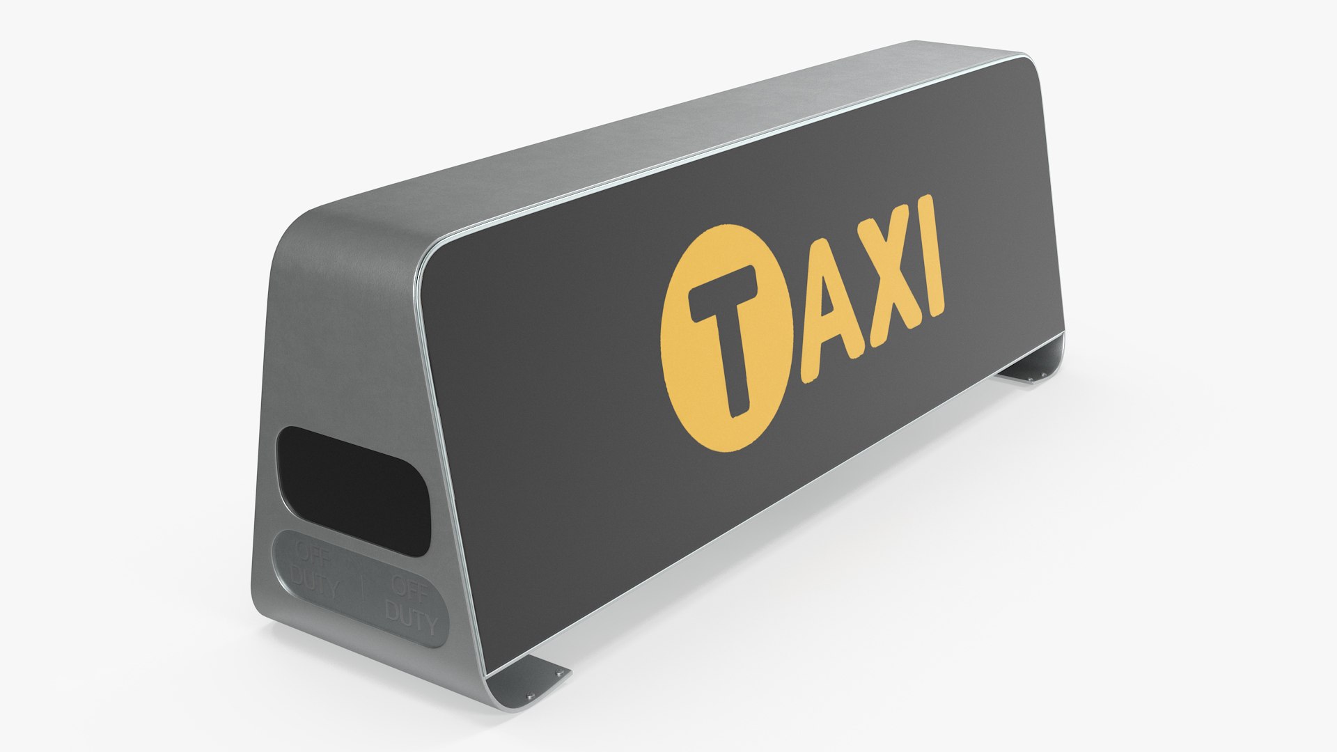 3D Taxi Sign Black - TurboSquid 2028388