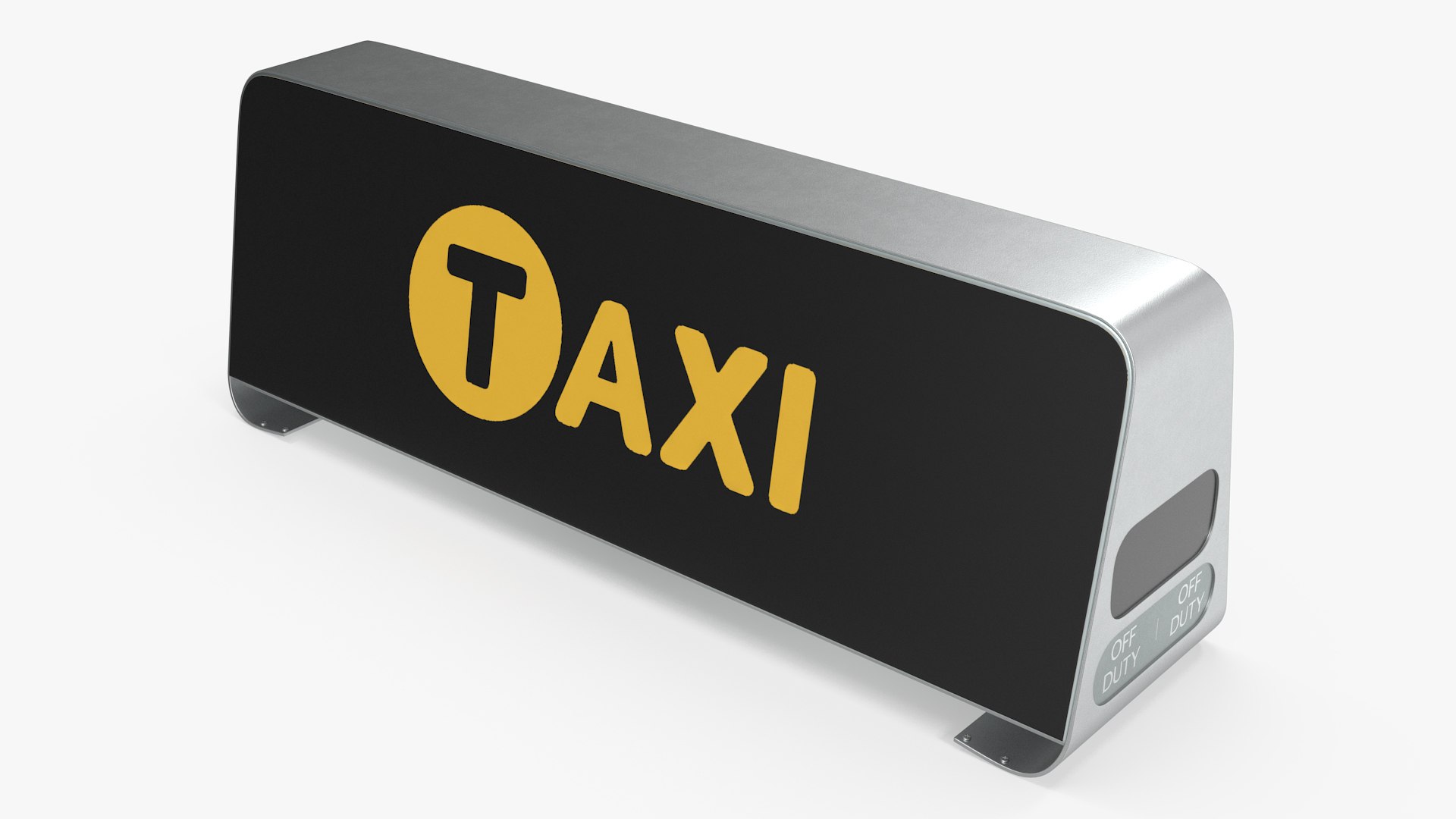 3D Taxi Sign Black - TurboSquid 2028388