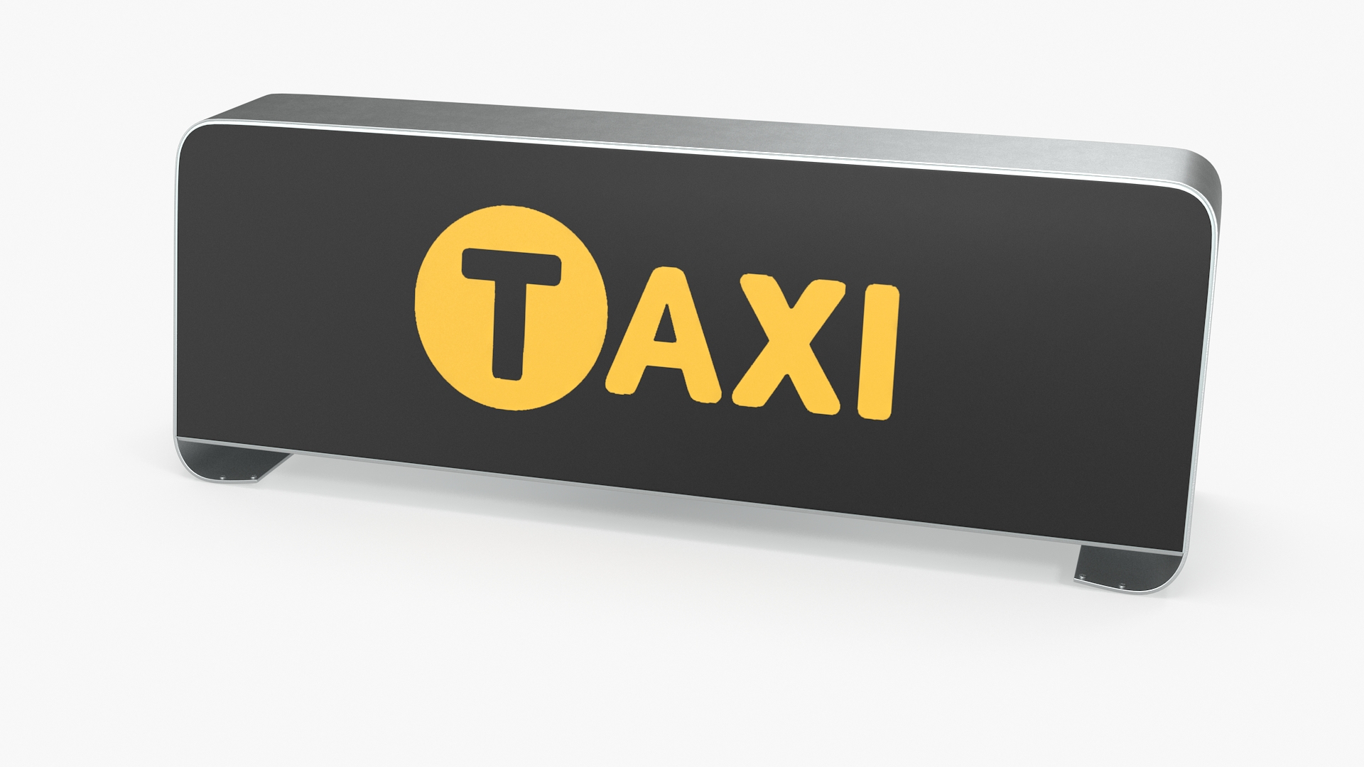 3D Taxi Sign Black - TurboSquid 2028388