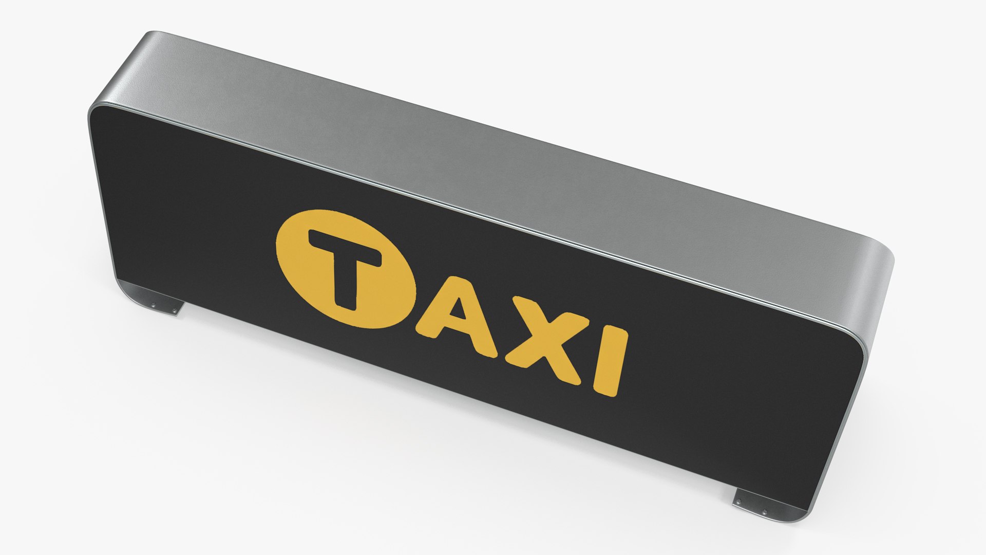 3D Taxi Sign Black - TurboSquid 2028388