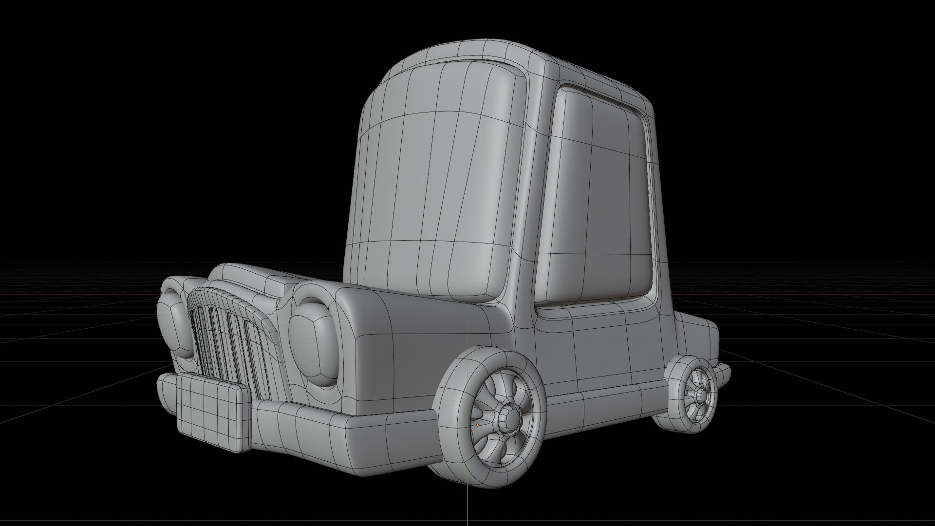 Car Cute 3D Illustration model - TurboSquid 2142914