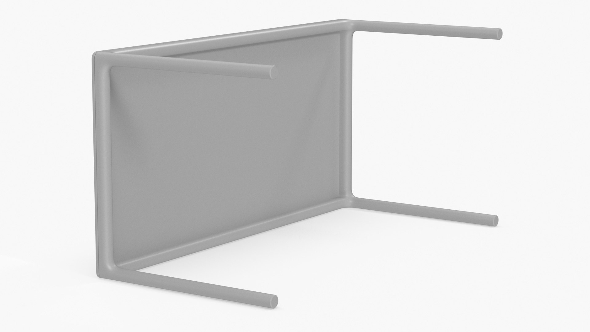 Modern Minimalist Rectangular Dining Table Model - TurboSquid 2248685