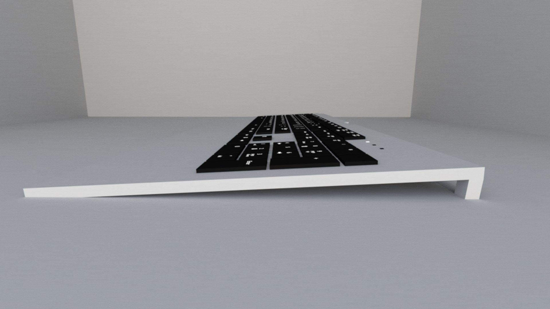 Computer Keyboard 3d Model