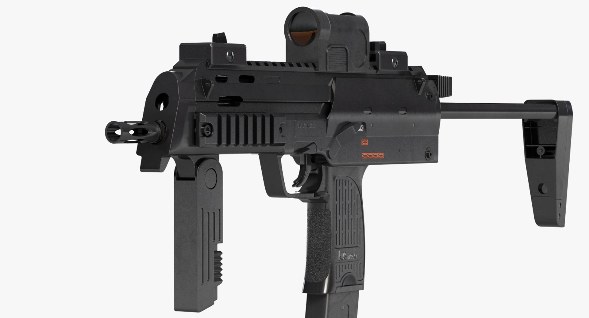 3d Mp7 Heckler Koch Model
