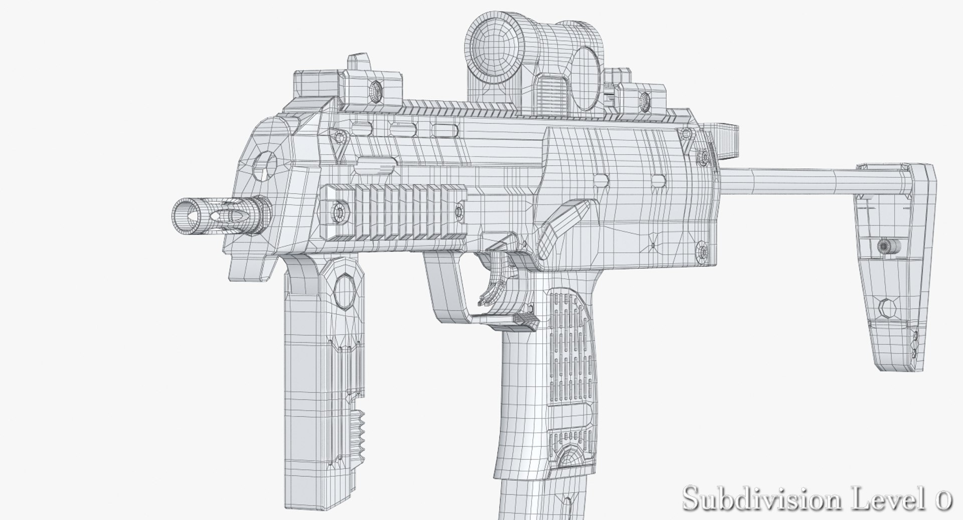 3d Mp7 Heckler Koch Model
