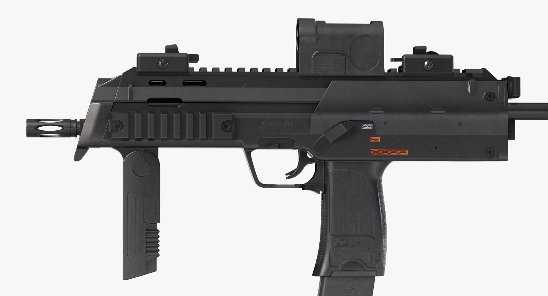 3d Mp7 Heckler Koch Model
