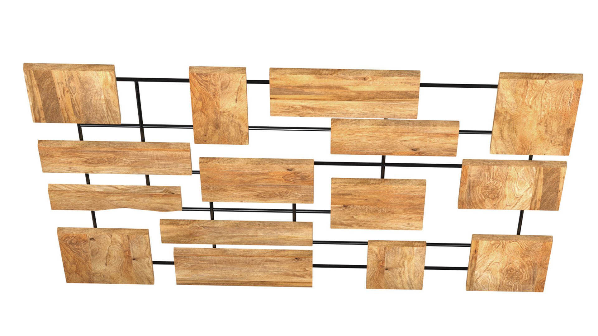 Decorative Wall Panel With Mango Wooden Elements 3D Model - TurboSquid ...