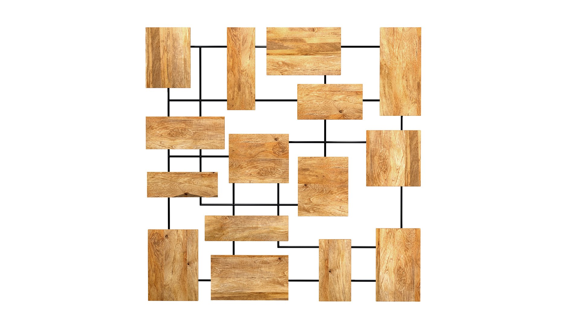 Decorative Wall Panel With Mango Wooden Elements 3D Model - TurboSquid ...