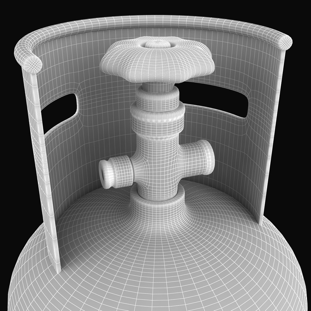 Gas Cylinder 3d 3ds