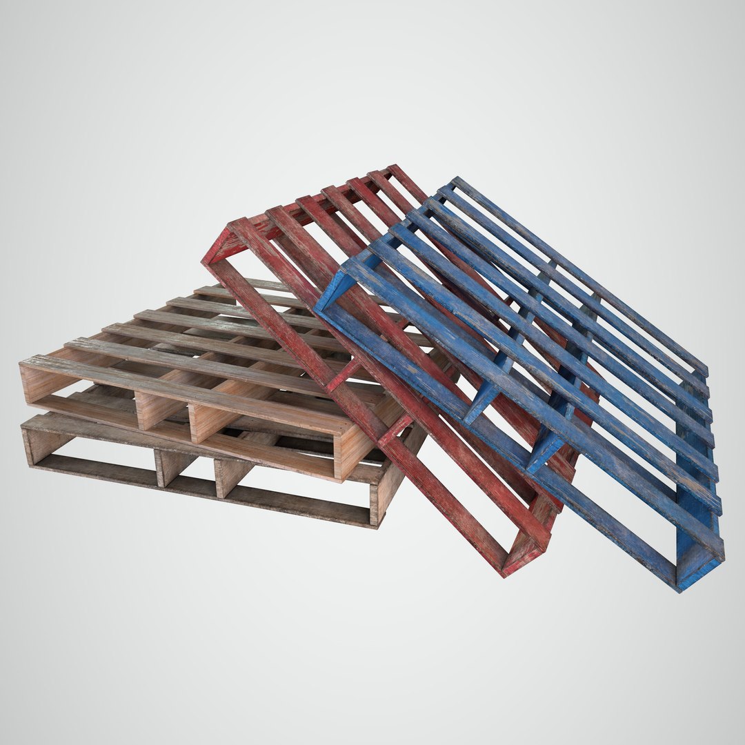 Wood Pallet model - TurboSquid 2157965