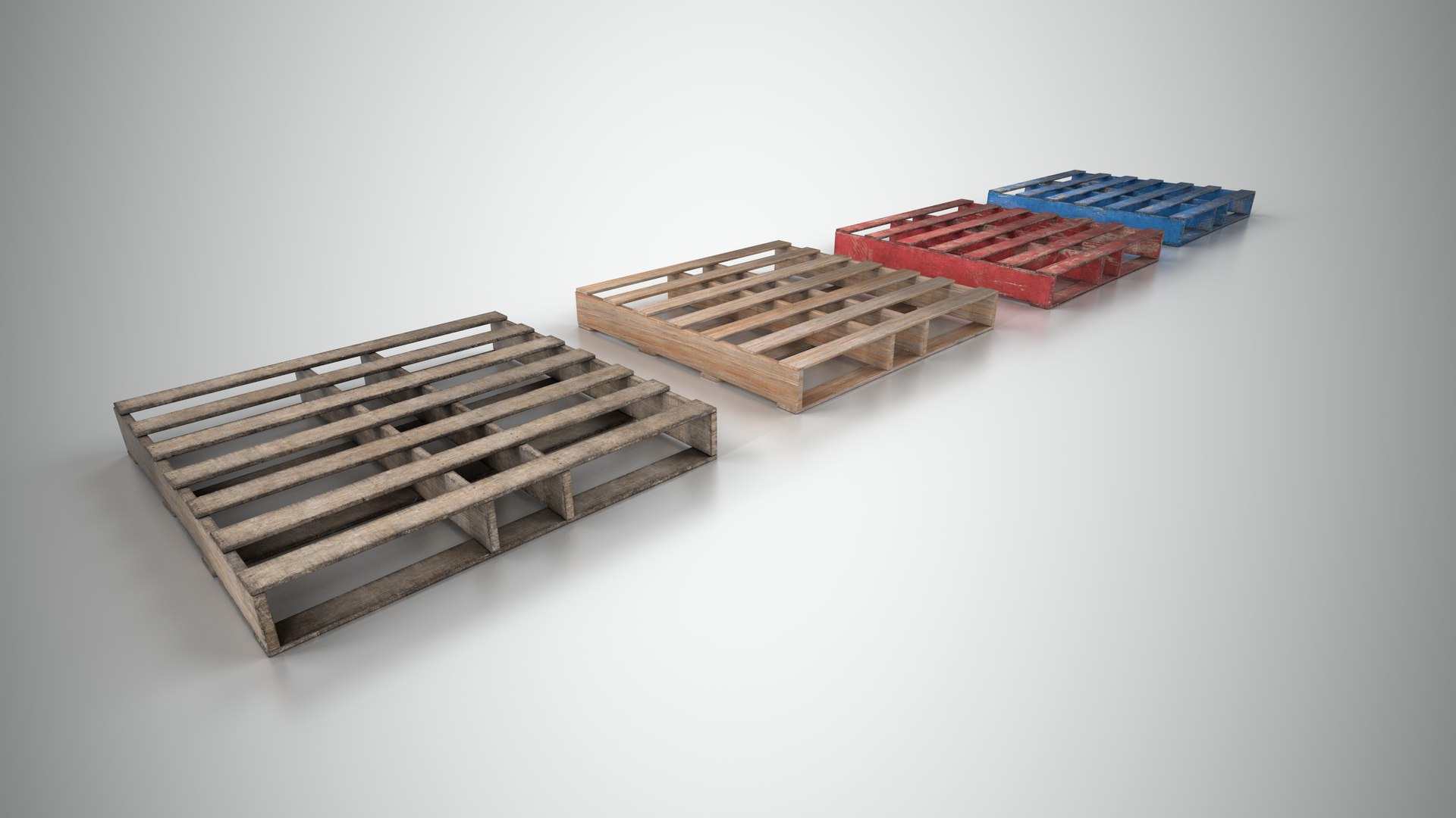 Wood Pallet Model - TurboSquid 2157965