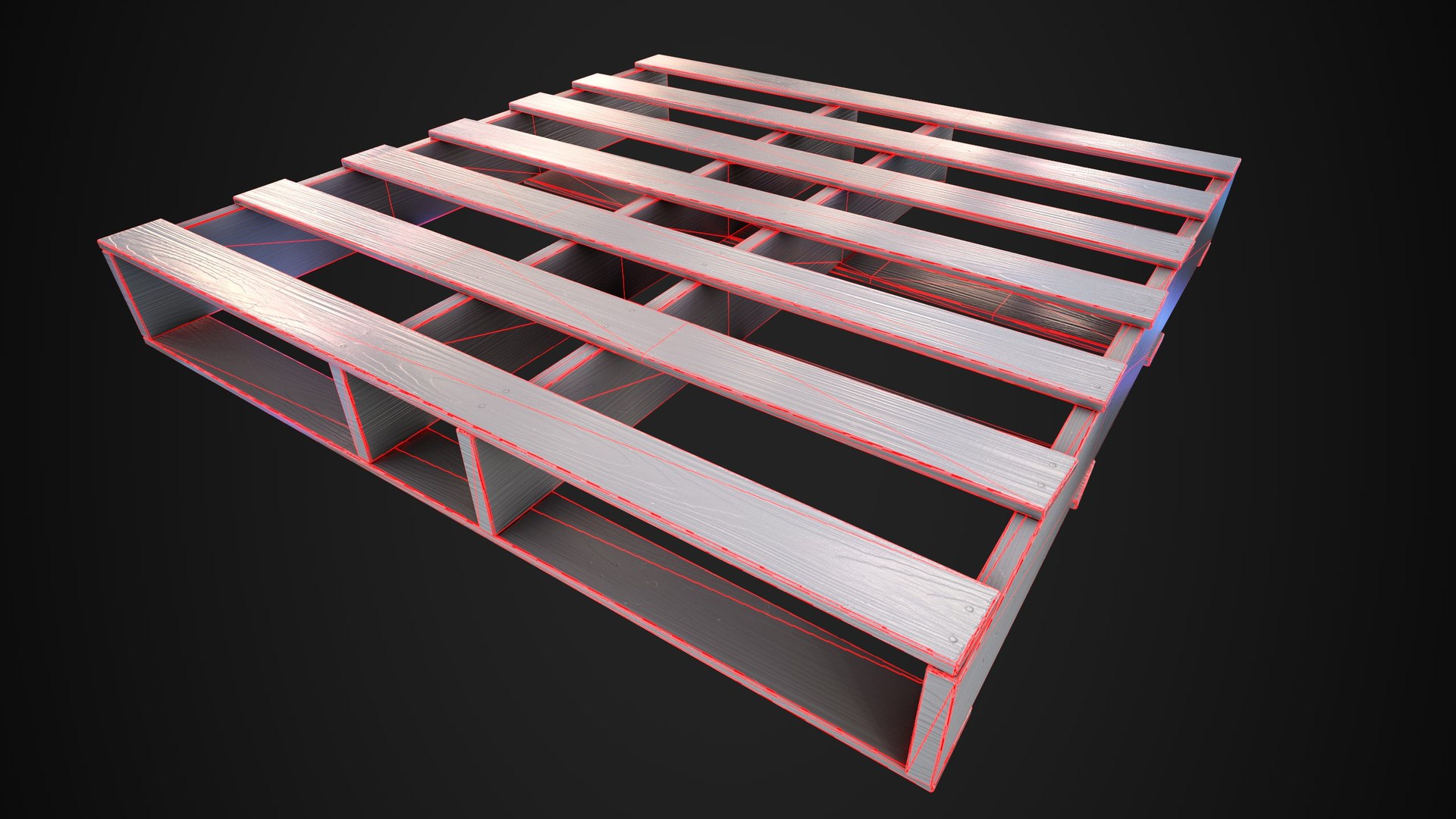 Wood Pallet Model - TurboSquid 2157965