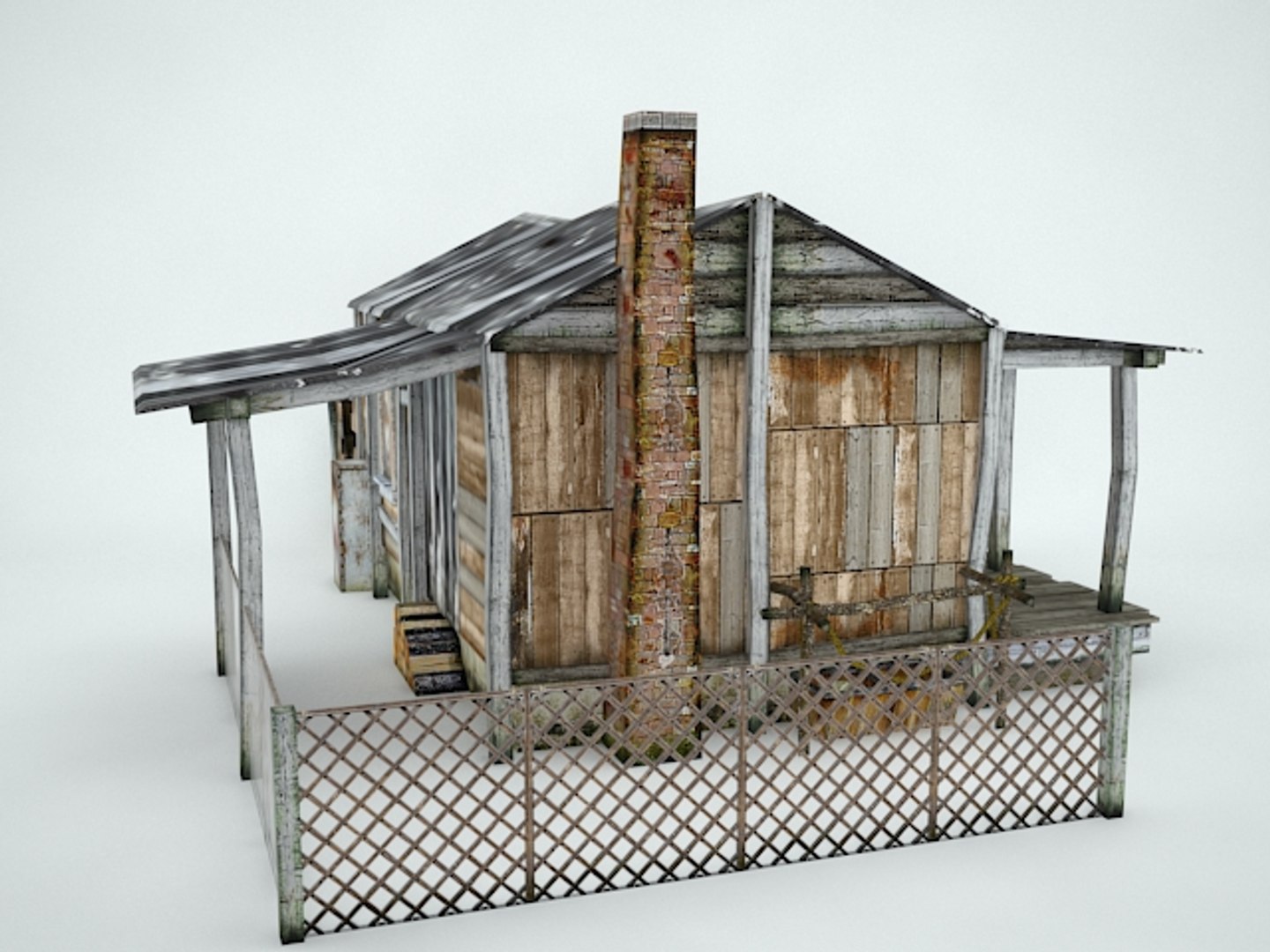 3d 3ds Old House