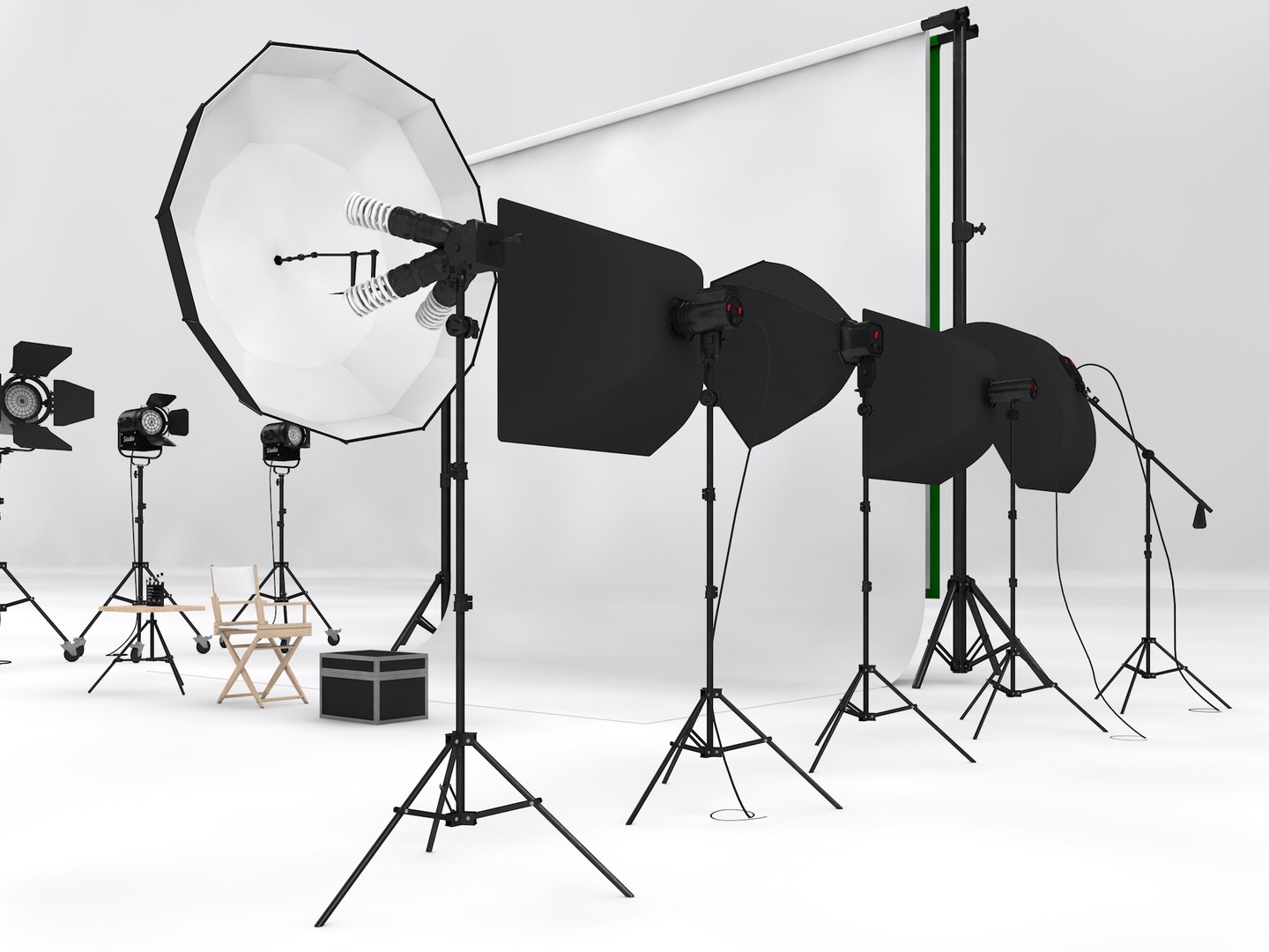 Studio Photography Lighting Models 3D Model - TurboSquid 2083798