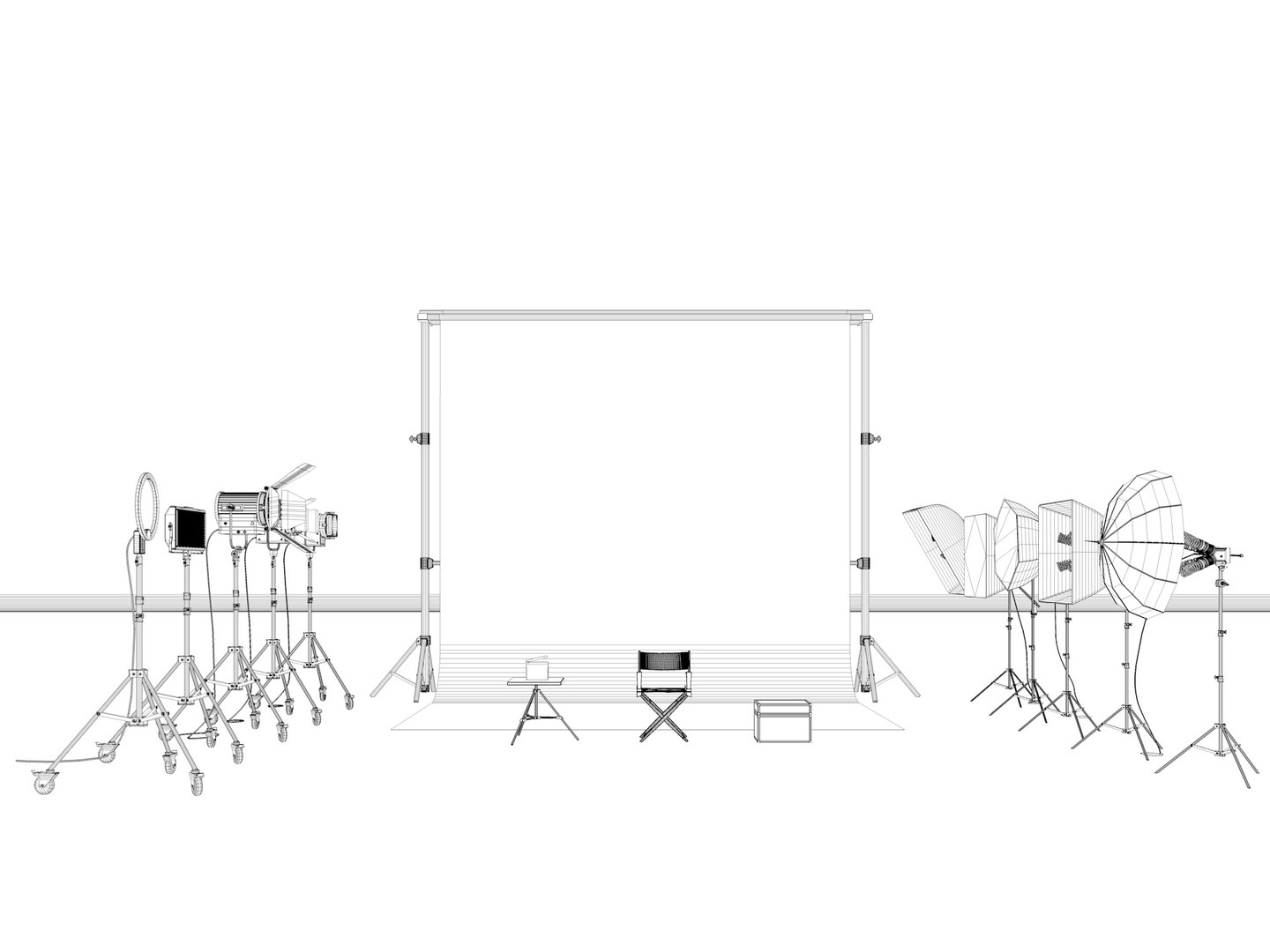 Studio Photography Lighting Models 3D Model - TurboSquid 2083798