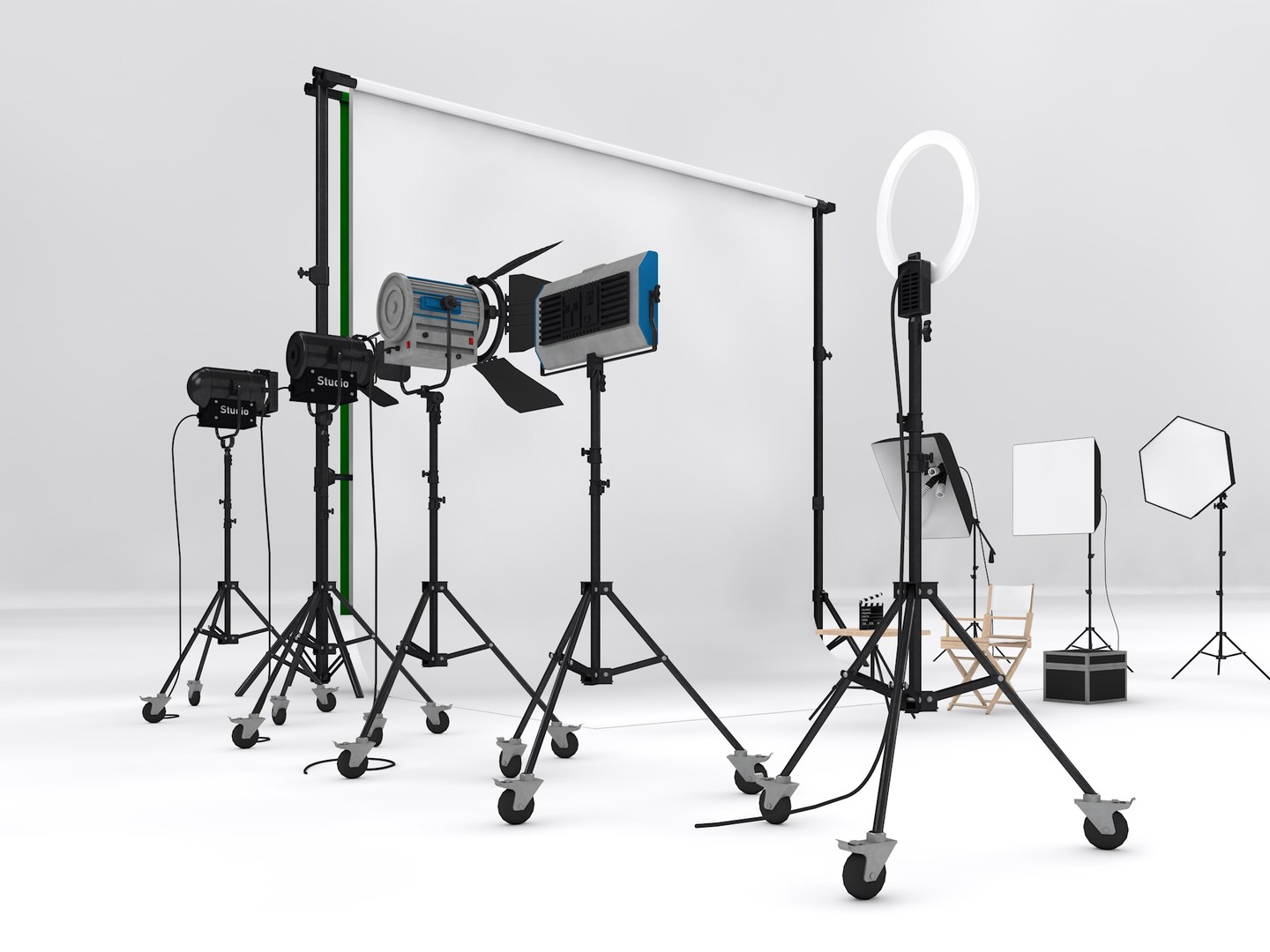 Studio Photography Lighting Models 3D Model - TurboSquid 2083798