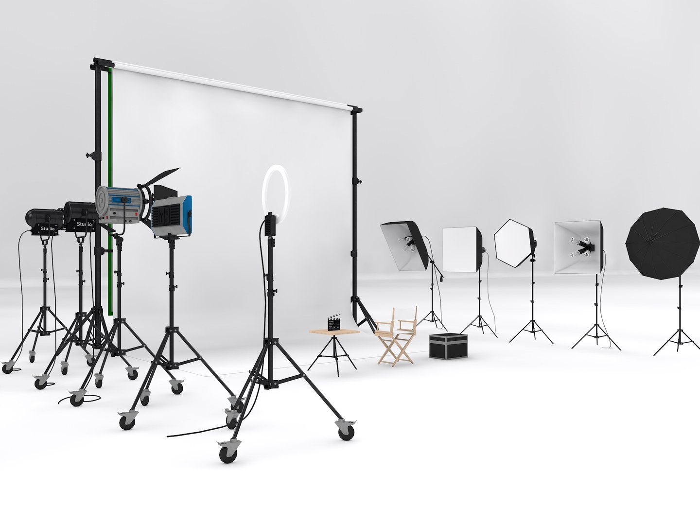 Studio Photography Lighting Models 3D model - TurboSquid 2083798