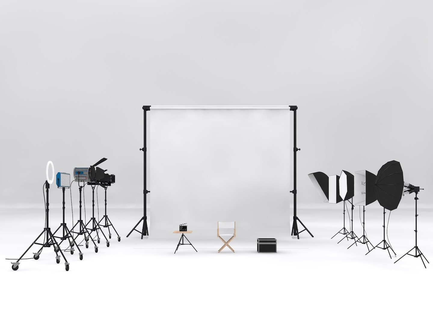 Studio Photography Lighting Models 3D Model - TurboSquid 2083798