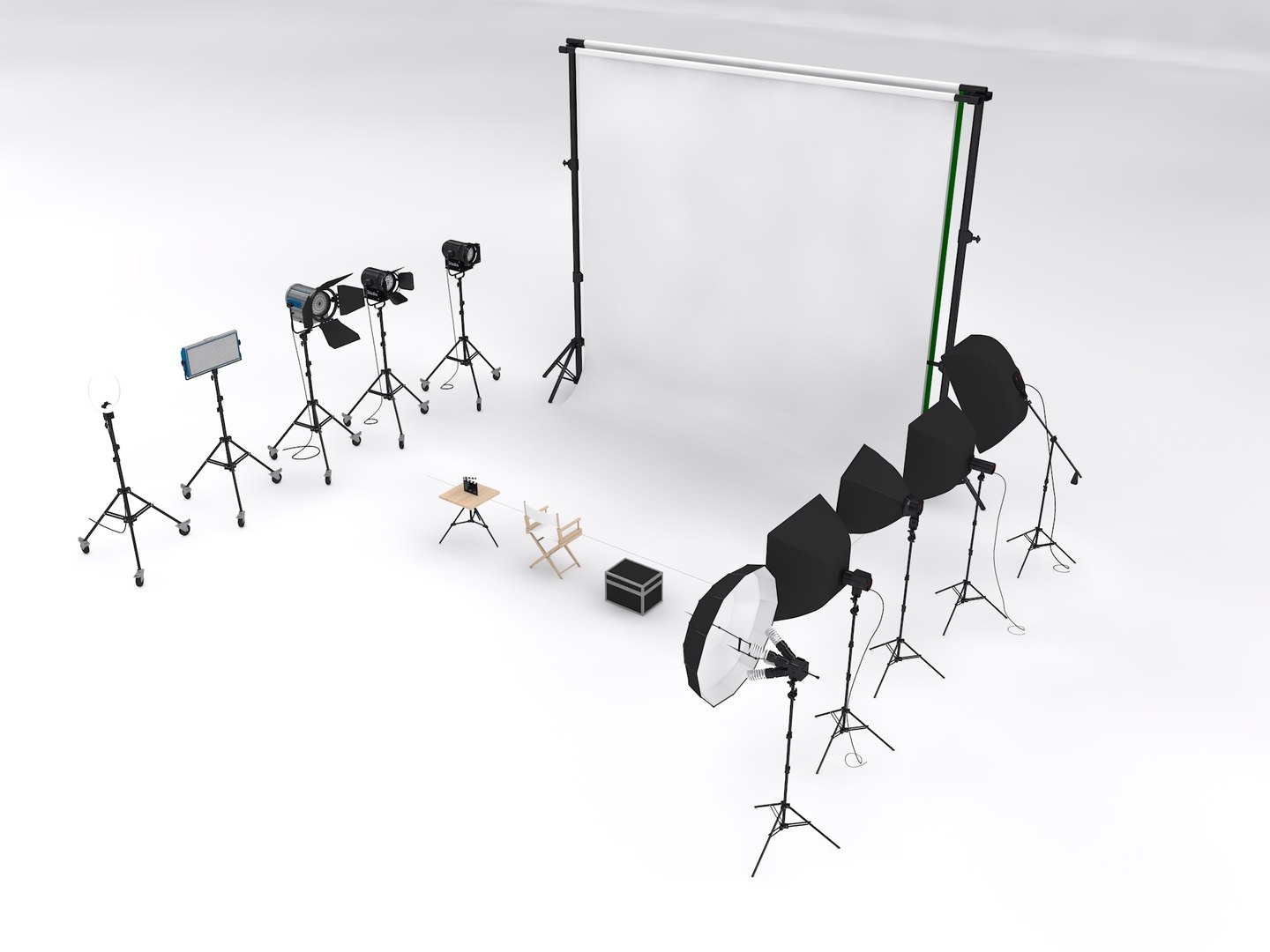 Studio Photography Lighting Models 3D Model - TurboSquid 2083798