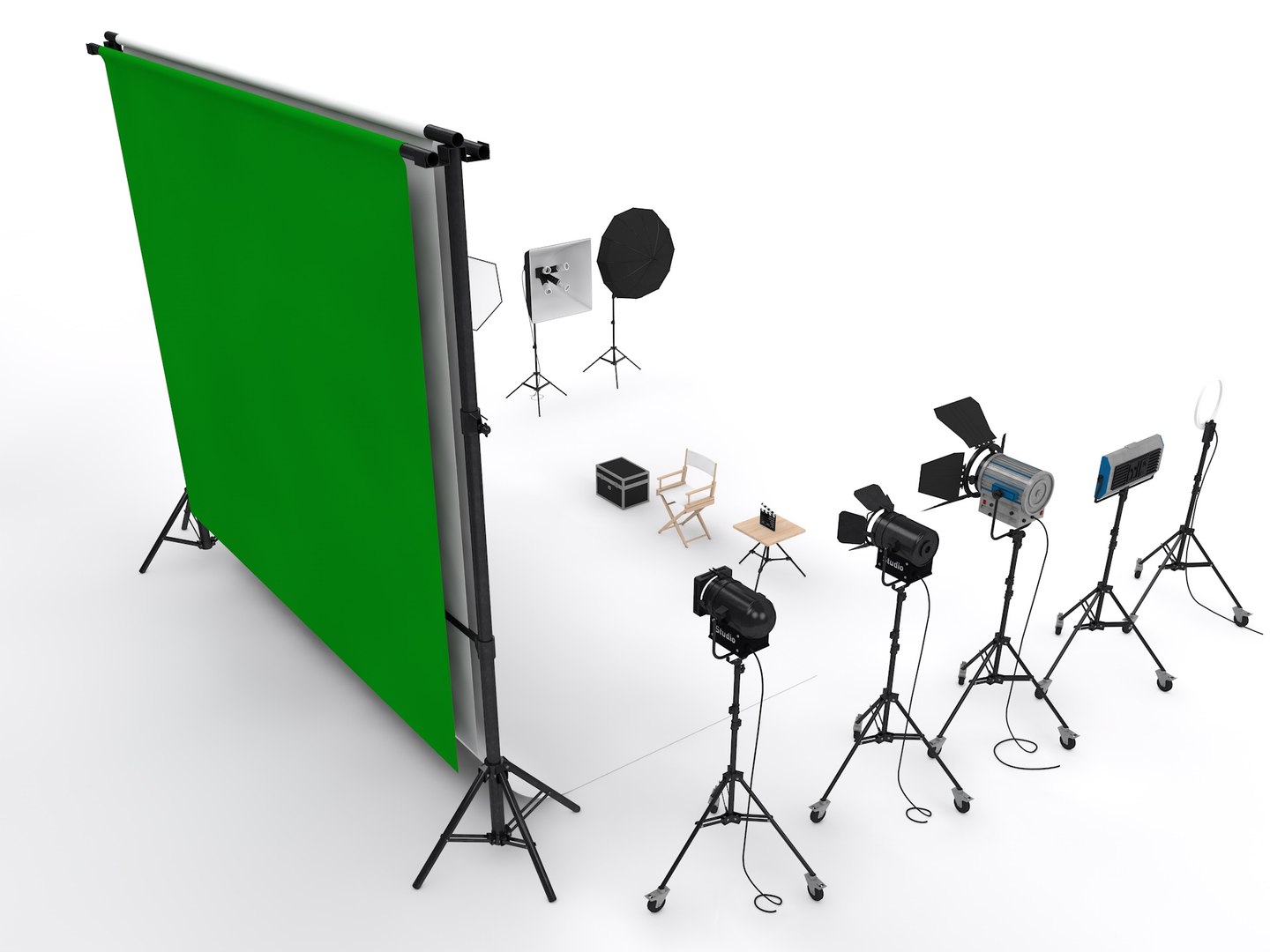 Studio Photography Lighting Models 3D Model - TurboSquid 2083798