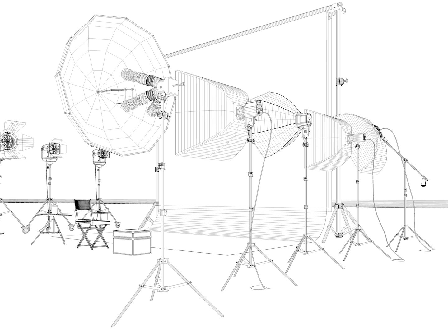 Studio Photography Lighting Models 3D model - TurboSquid 2083798