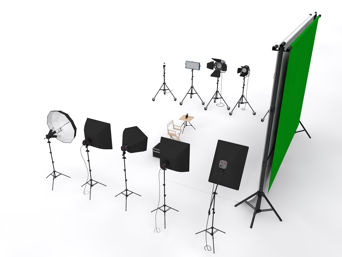 Studio Photography Lighting Models 3D Model - TurboSquid 2083798