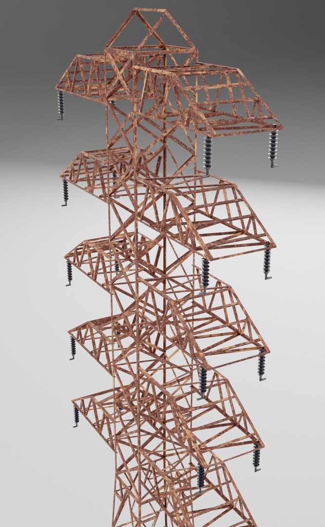 3D Electric Transmission Towers - TurboSquid 1818812