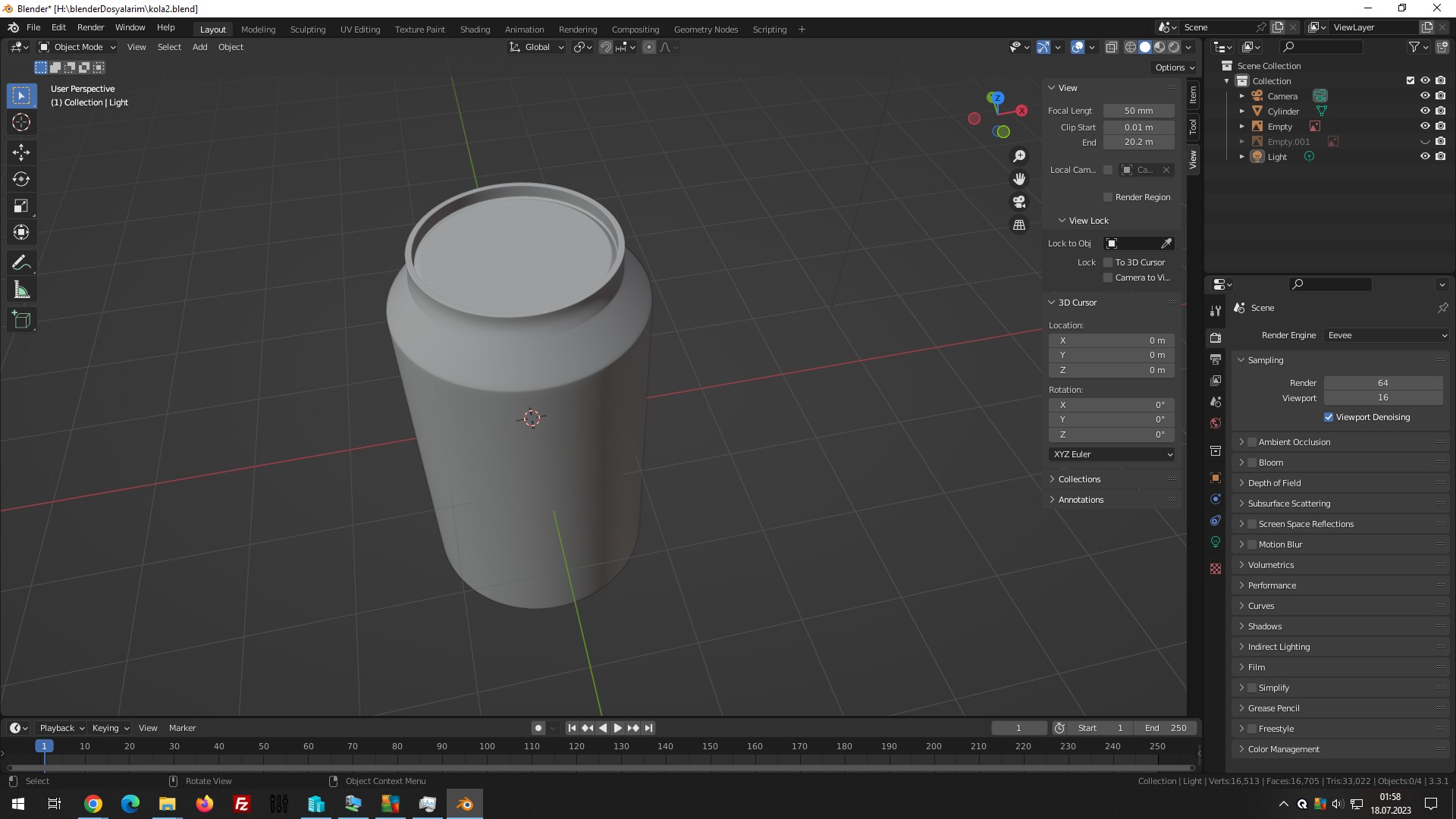Soda Can - Basic Soda Can -Soda Can Simple - Soda Can Basic 3D model ...