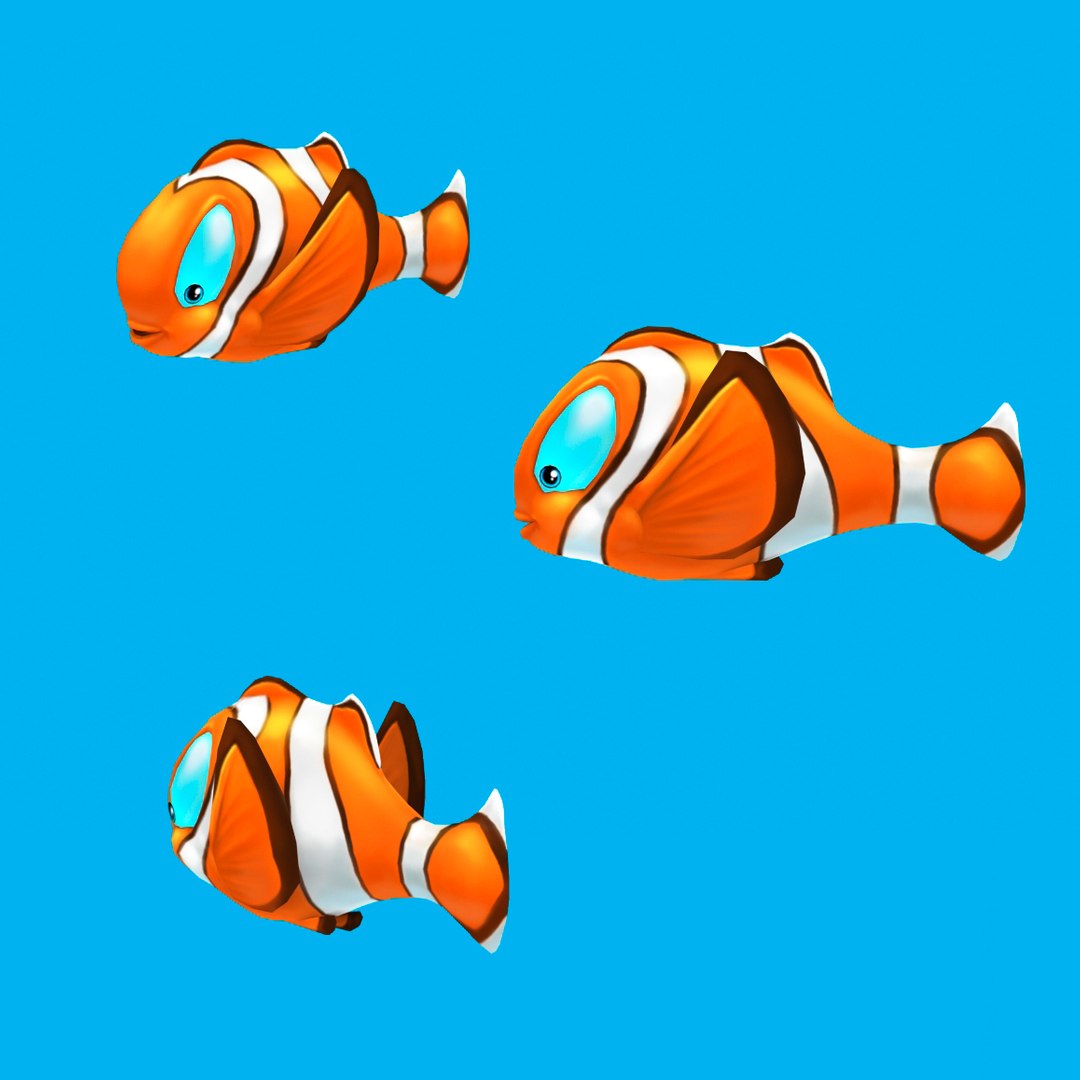 3d Cartoon Fish Pack