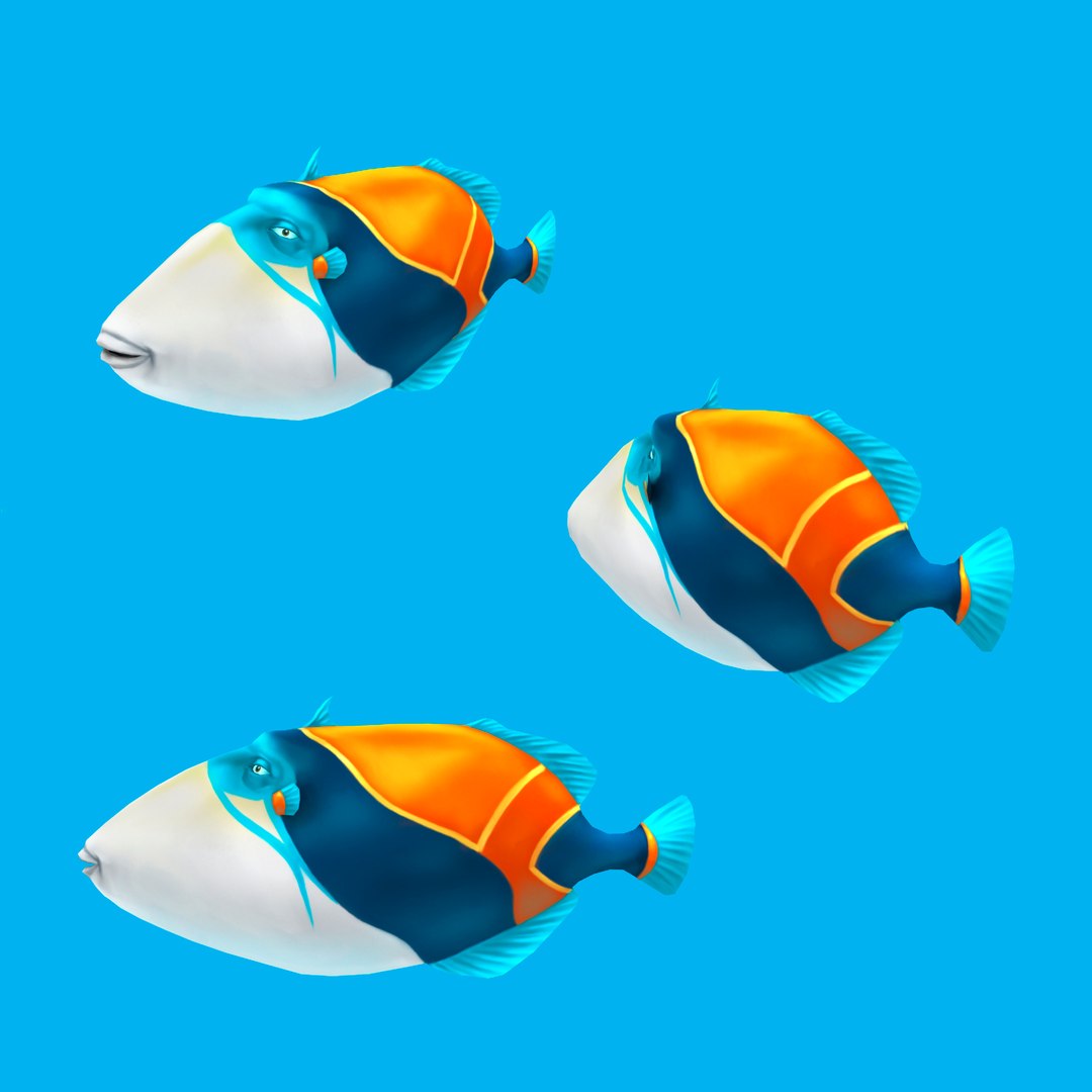3d Cartoon Fish Pack