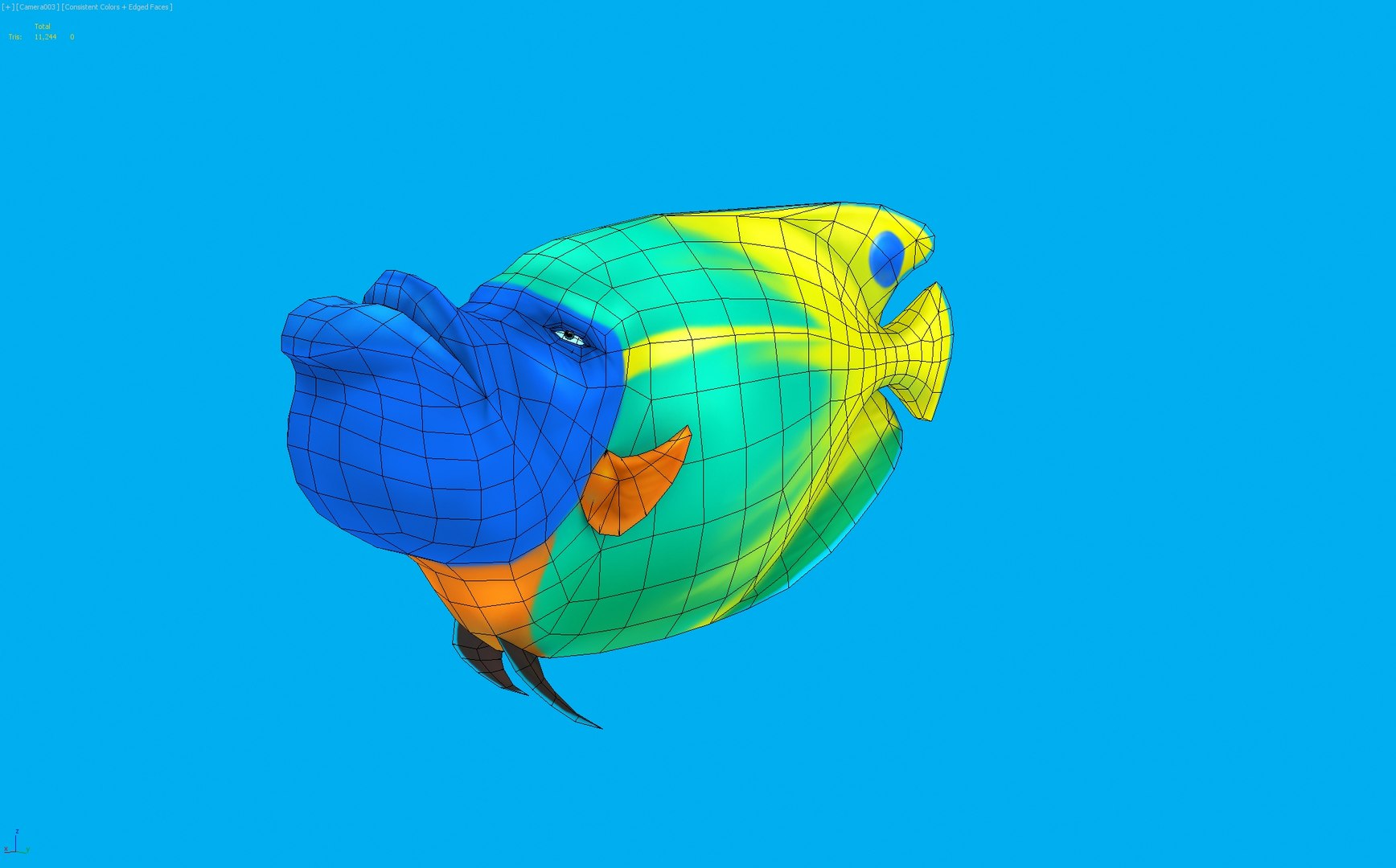 3d cartoon fish pack