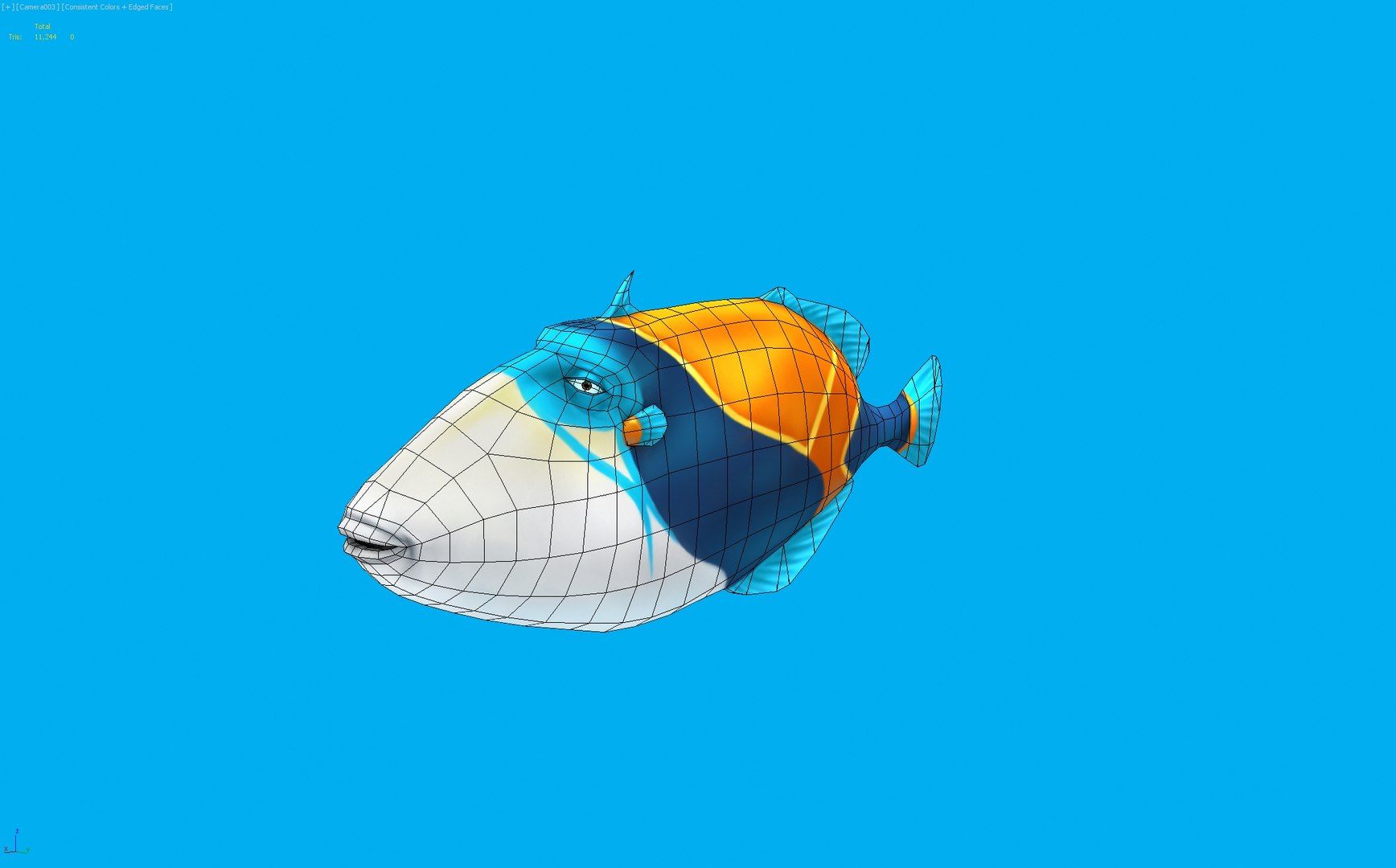 3d cartoon fish pack