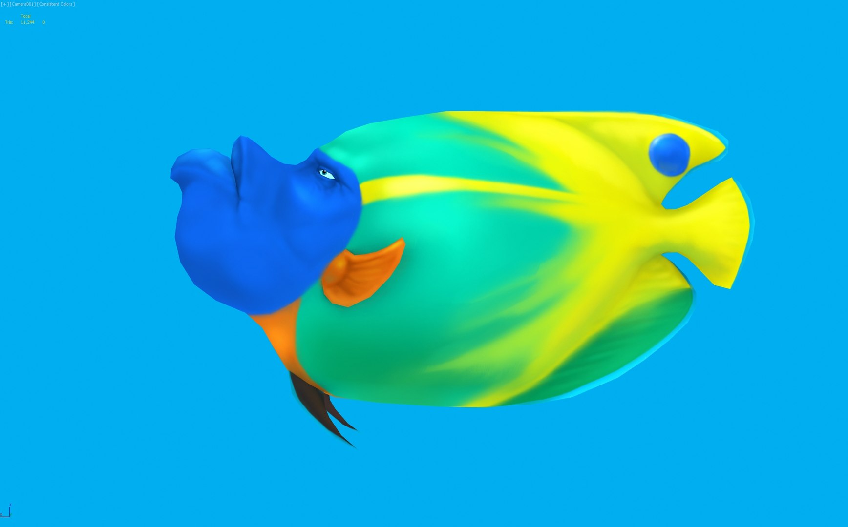 3d cartoon fish pack