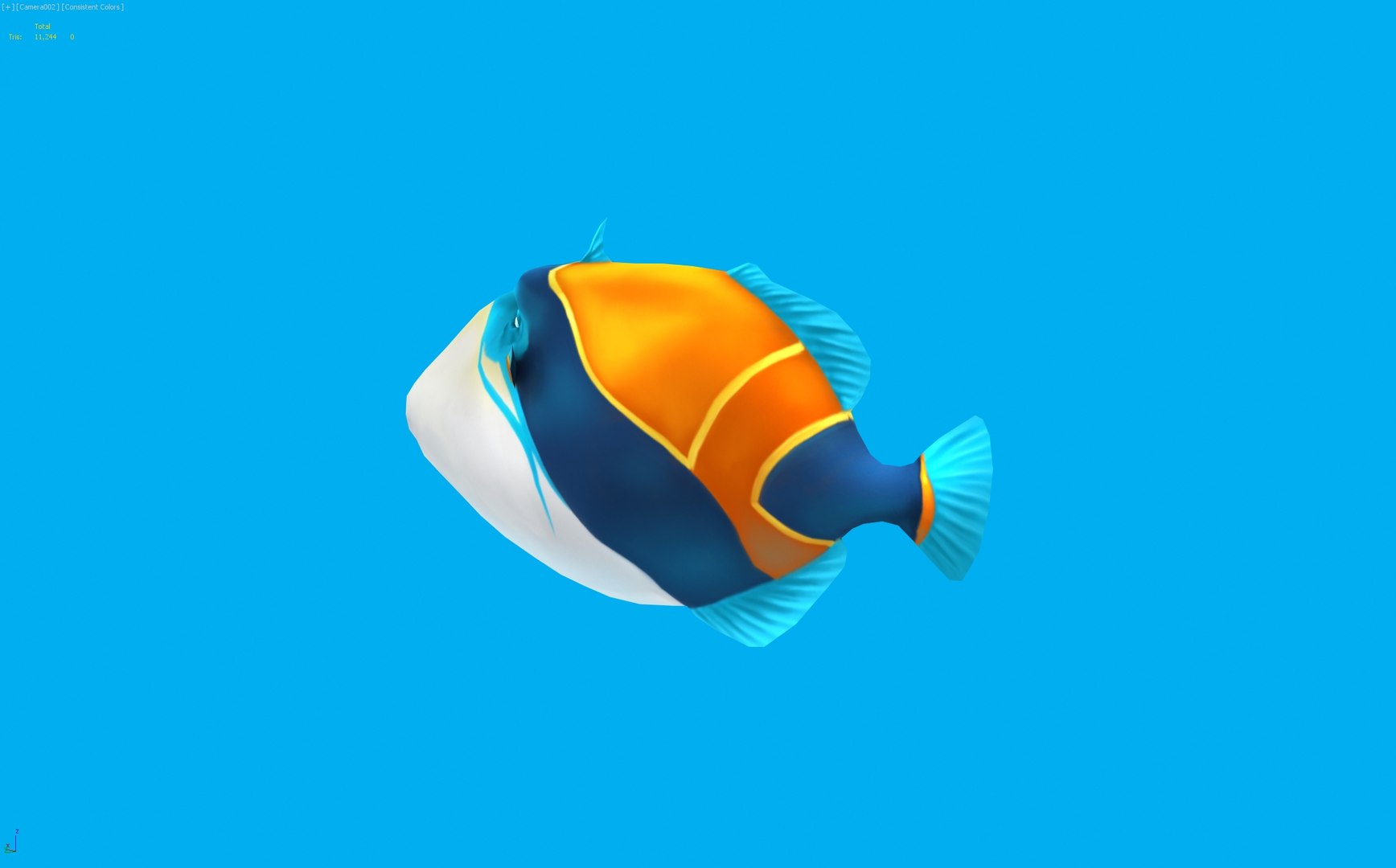 3d cartoon fish pack