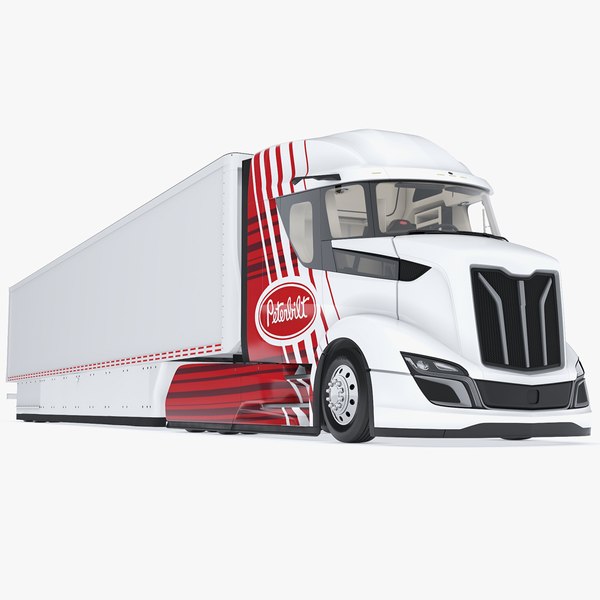 modelo 3d Peterbilt Supertruck 2 con remolque - TurboSquid 2367897