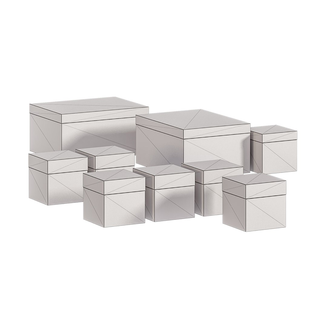 3D Architectural Boxes Model - TurboSquid 1453717