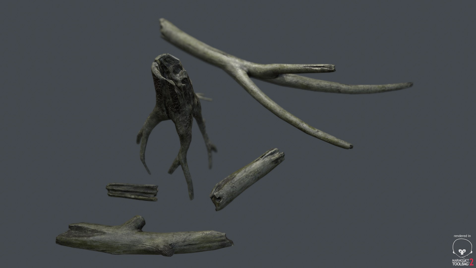 Wood Old Broken Tree 3D Model - TurboSquid 1317890