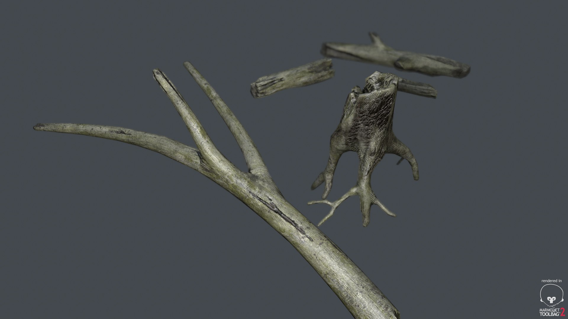 Wood Old Broken Tree 3D Model - TurboSquid 1317890