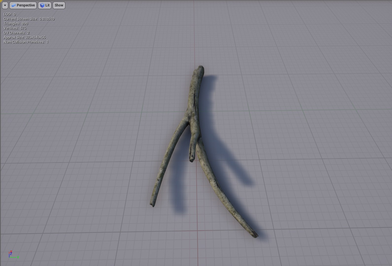 Wood Old Broken Tree 3D Model - TurboSquid 1317890
