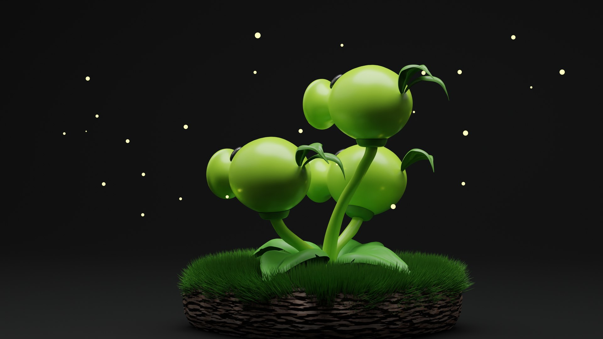 ThreePeater Plants Vs Zombies Model - TurboSquid 2289088