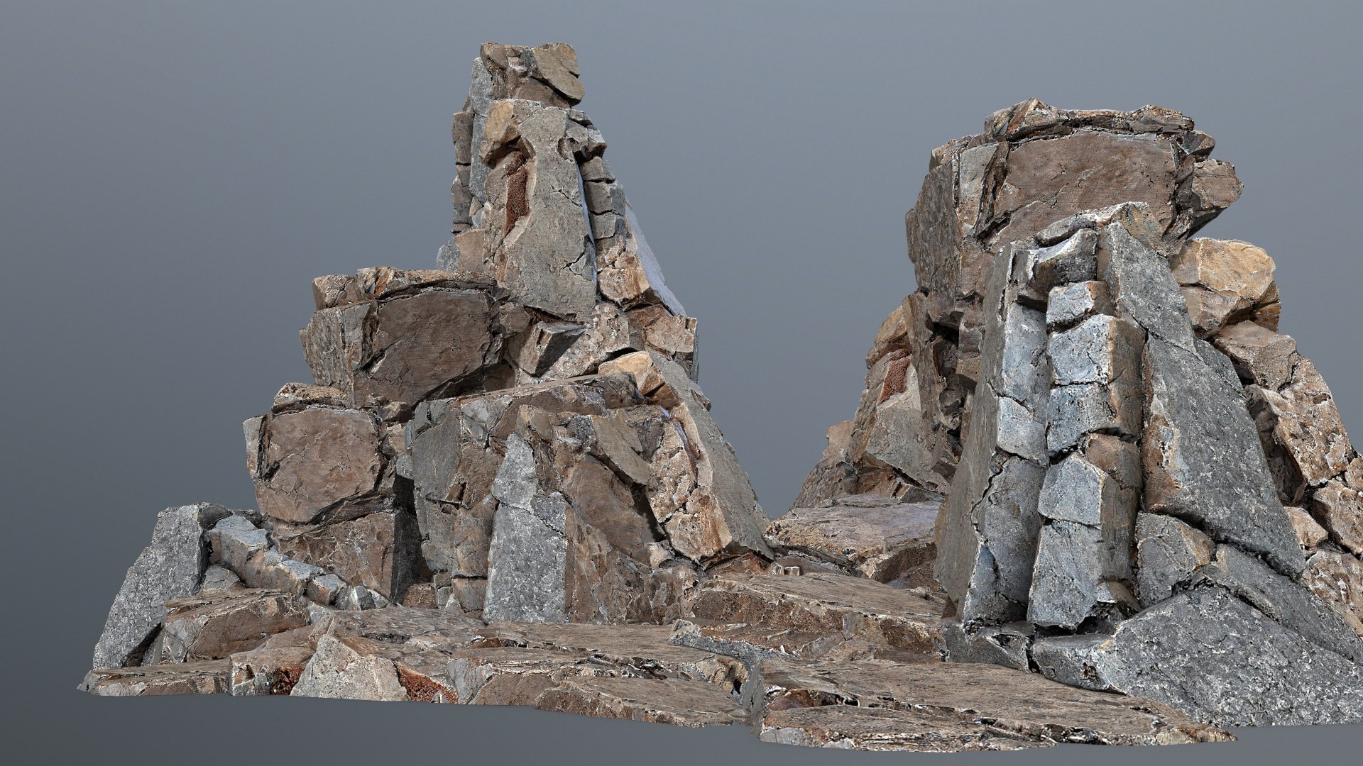 3D Desert Rocks Model - TurboSquid 2220033