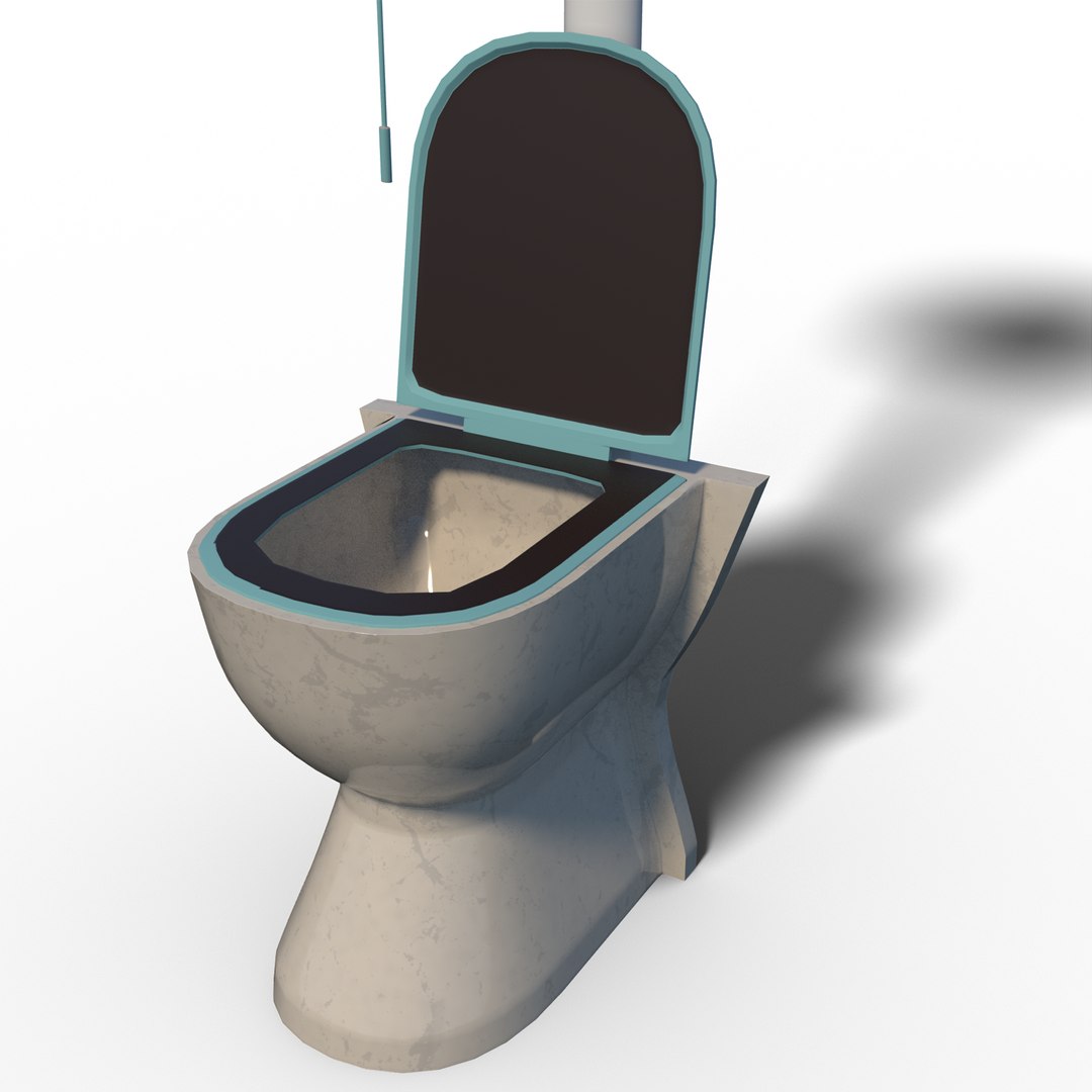 3D Commode Toilet Seat model - TurboSquid 2074201