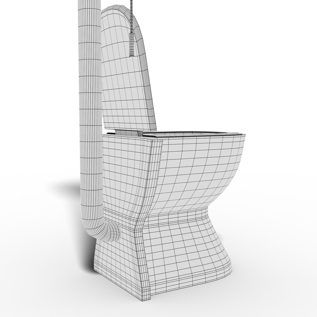 3D Commode Toilet Seat model - TurboSquid 2074201
