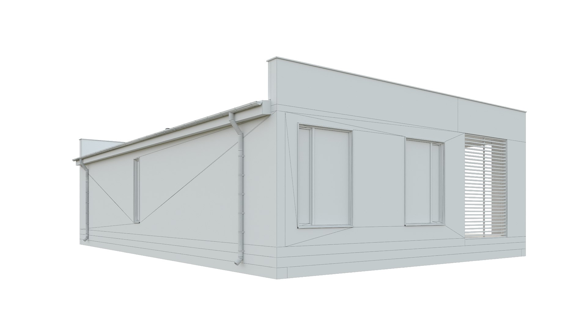 3D Simple Modular House 2 Model - TurboSquid 1882896