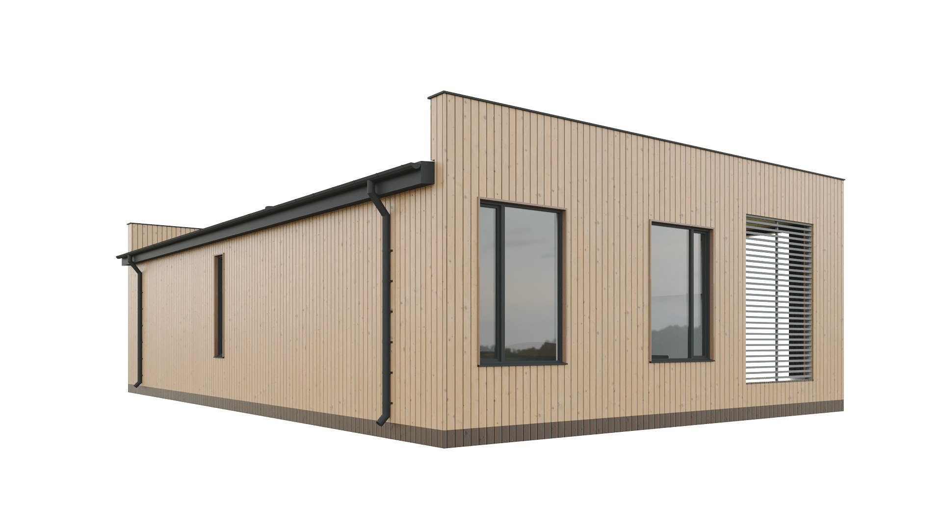 3D Simple Modular House 2 Model - TurboSquid 1882896