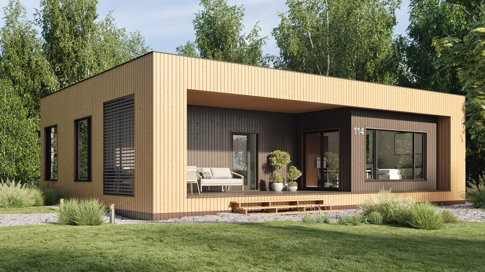 3D Simple Modular House 2 Model - TurboSquid 1882896