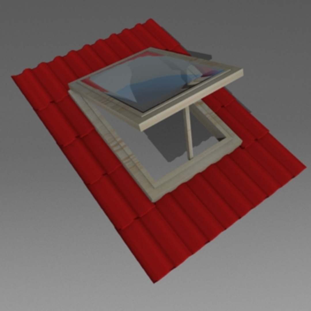 3d windows roof model