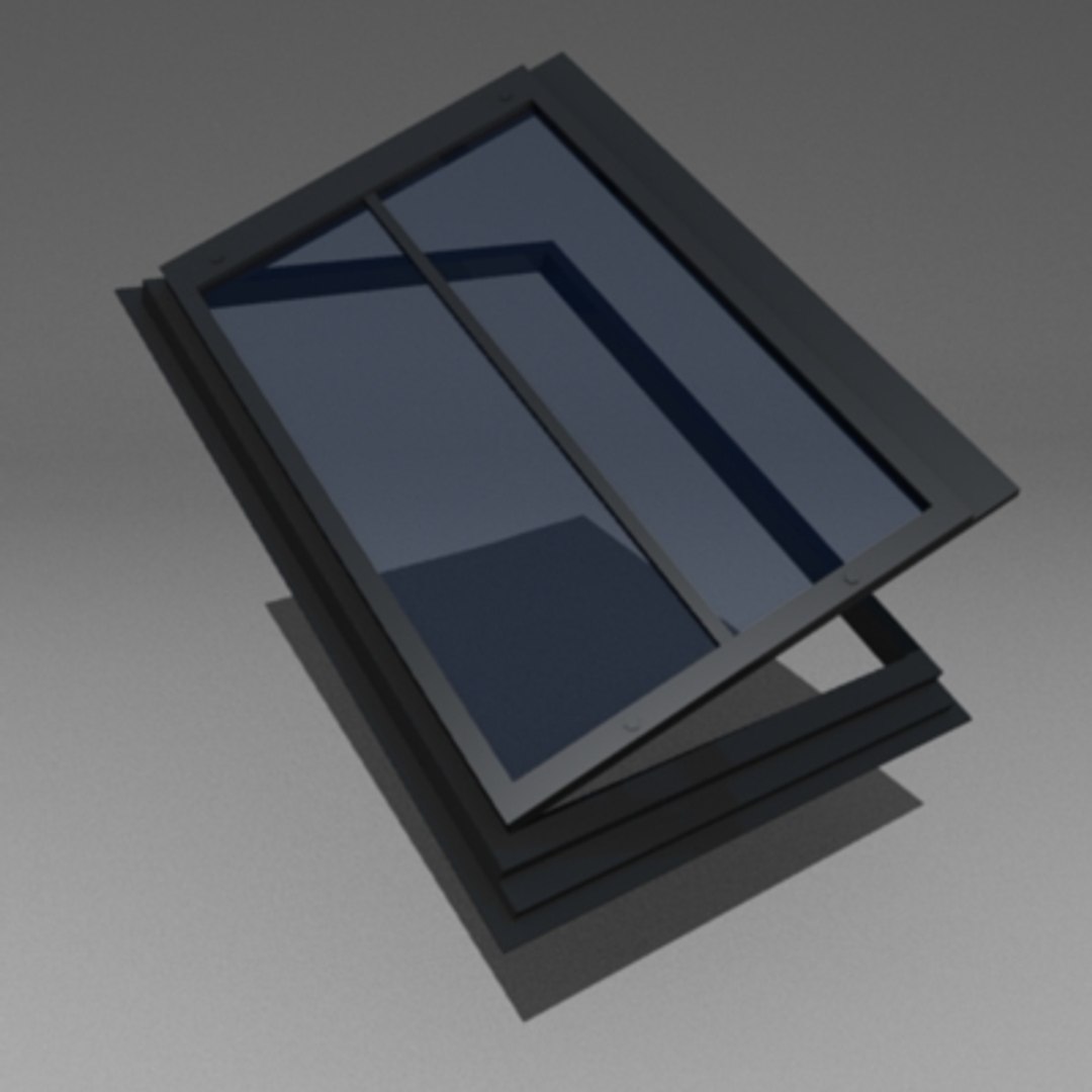3d windows roof model