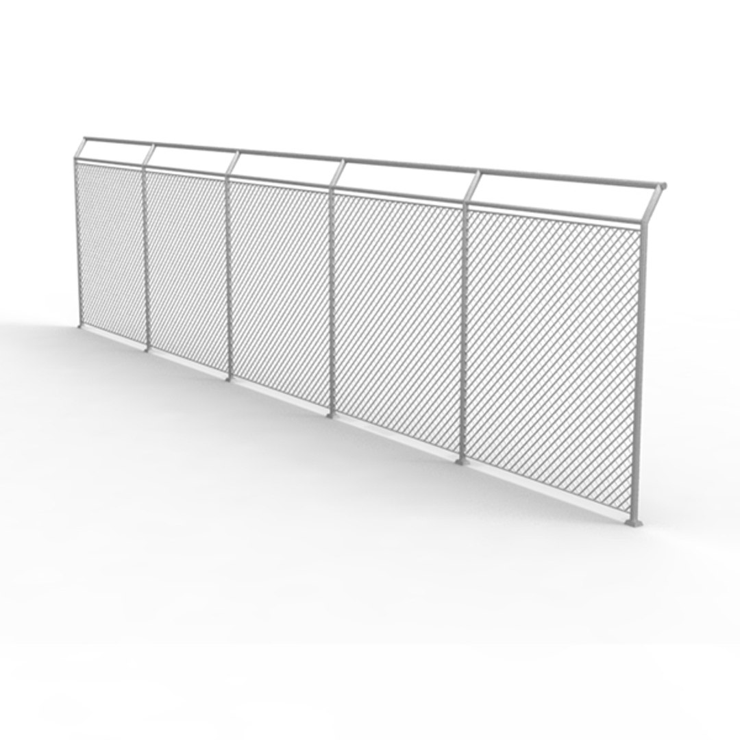 Metal Fence 3d Model