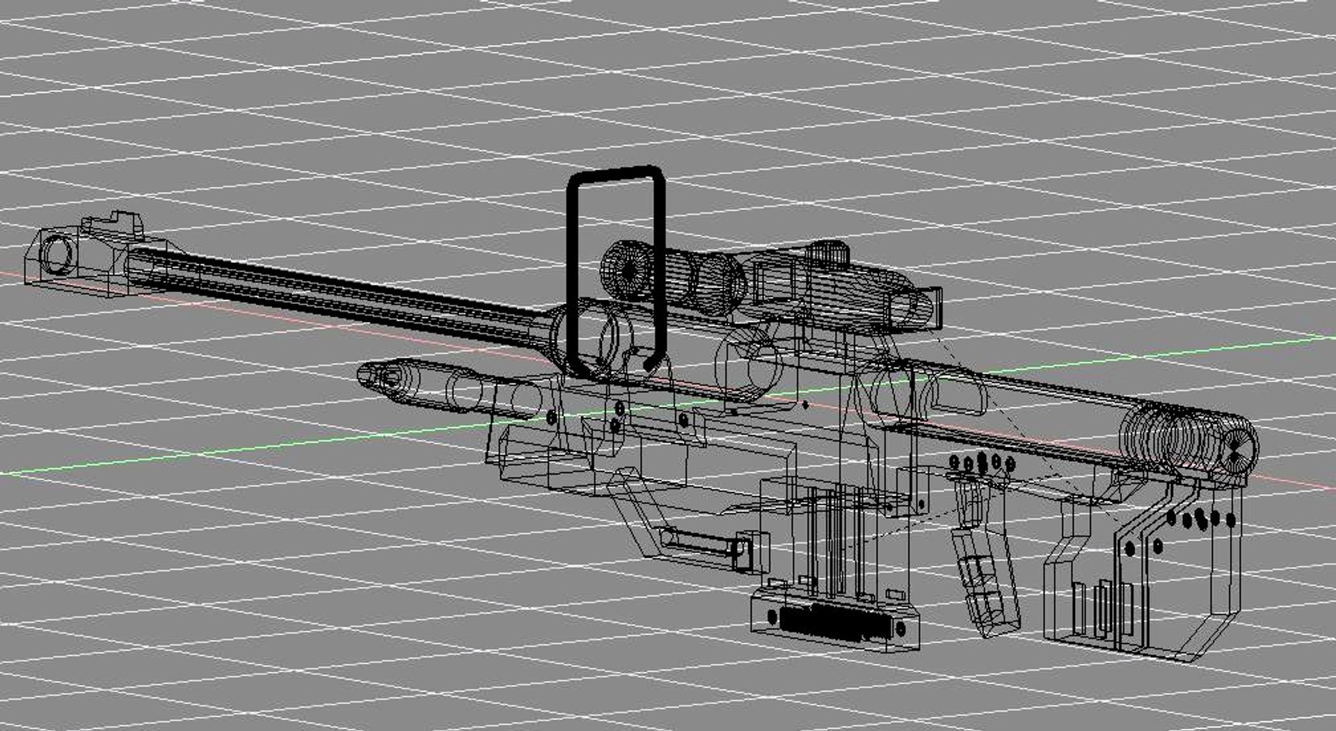 Sniper Gun 3d Model